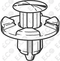 PER MITSUBISHI MONTERO Kit 25 pz Rivetto Plastica Nero x Fiss. Locari Passaruota EUR 43,50 ...