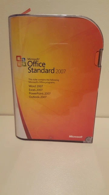 ORIGINAL MICROSOFT OFFICE 2007 standard Word Excel PowerPoint Outlook ...