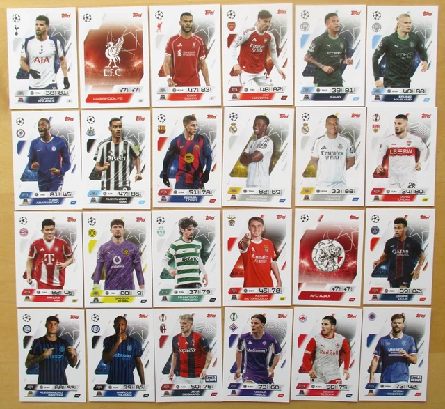 TOPPS- MATCH ATTAX Champions League 2025/2026 - 24 verschiedene Basiskarten EUR 1,00 - PicClick DE
