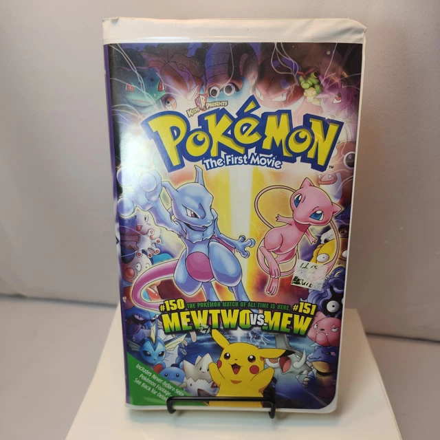 POKEMON THE FIRST Movie VHS Video Tape Clamshell 1998 Tested Works EUR ...