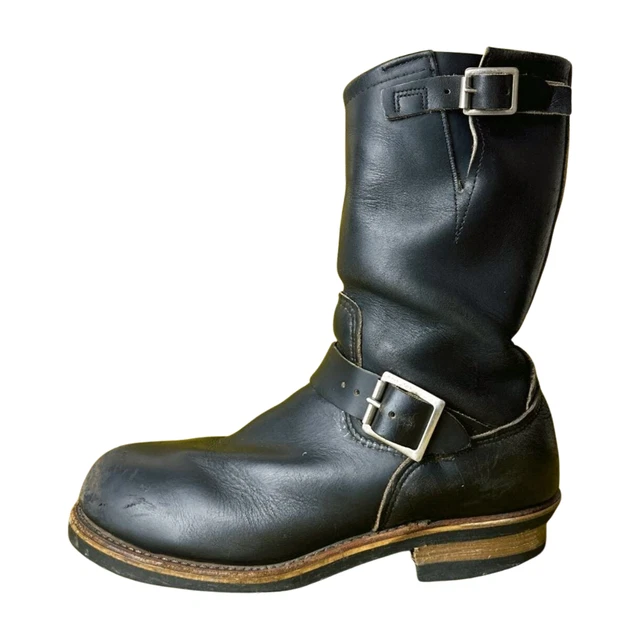 RED WING PT91 2268 Engineer Boots Men's US8D 26cm Black Leather Used £ ...