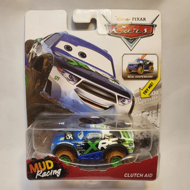 NEW MATTEL DISNEY Pixar Cars Mud Racing Clutch Aid With Real Supension ...