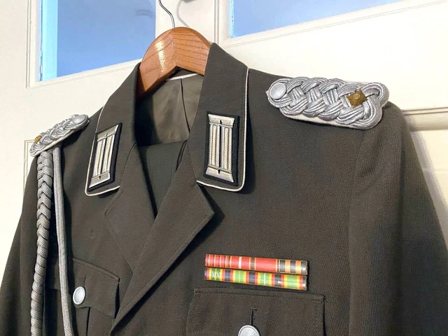 DDR NVA OFFIZIER Parade Uniform Jacke Reithose Achselschnur Konvolut ...