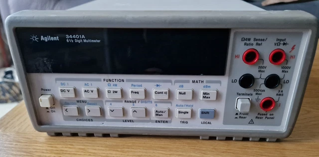 AGILENT 34401A 6.5 Digit Benchtop Multimeter - Used - Very Good ...