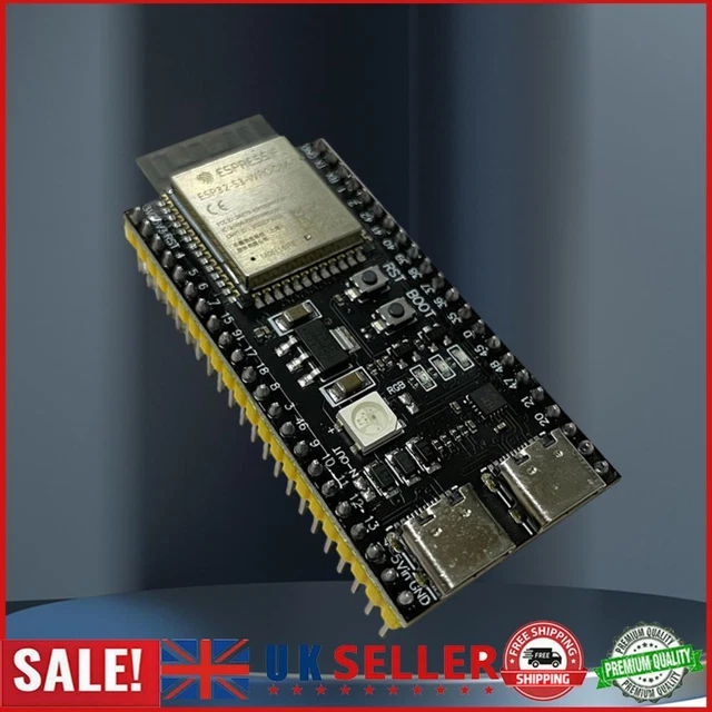 ESP32/ ESP32-S3/ESP32-C3 DEVELOPMENT Board Dual Type-C ESP32 Development Board * £10.39 ...