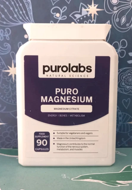 PUROLABS PURO MAGNESIUM Citrate Energy Bones Metabolism Vegan 90 ...