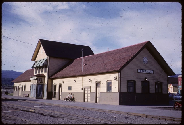 PC2-394 ORIGINAL COLOUR Slide D&RGW Station at Durango, CO Circa 1966 $3.00 - PicClick CA