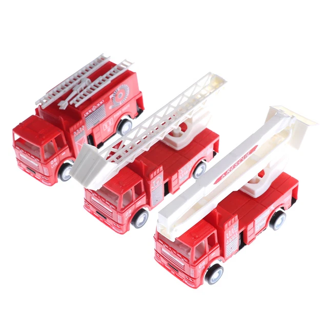 PULL BACK FIRE Truck Pretend Play Water Tanker Model Toys Kids ...