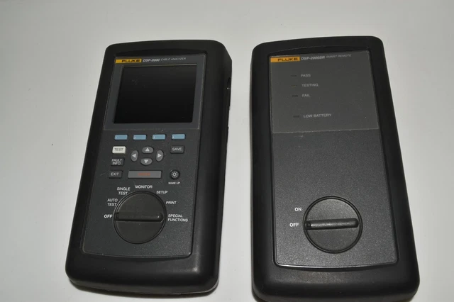 FLUKE NETWORK DSP-2000 Digital Cable Analyzer and DSP-2000SR Smart ...