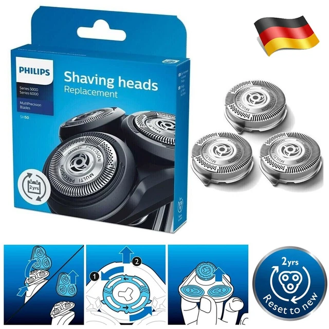PHILIPS SH50/50 MULTIPRECISION testine di taglio per rasoio serie 5000 ...