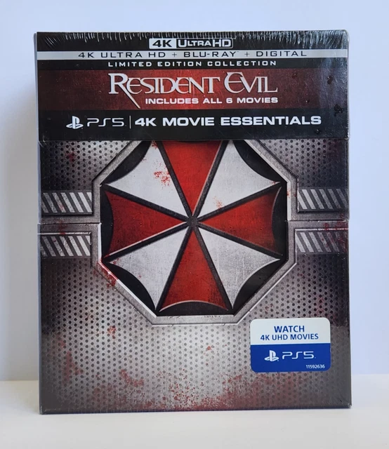 RESIDENT EVIL COMPLETE Collection 4K UHD + Blu-ray Limited Box Set, New ...
