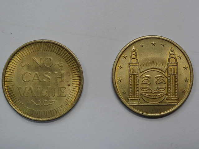 RARE ORIGINAL SYDNEY Luna Park Brass Token Circa 1960's - Collectors ...