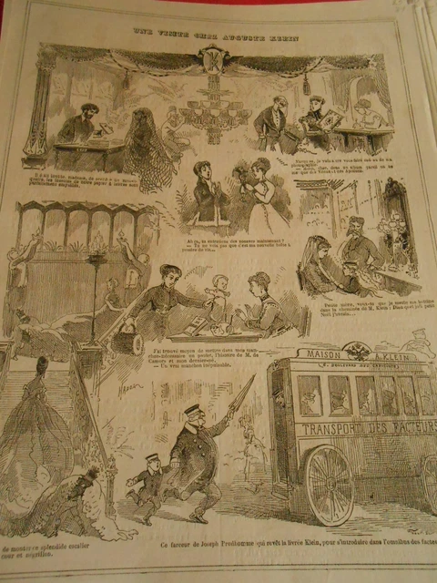 1867 PELE MÈLE de drawings One star chez Auguste Klein £13.16 - PicClick UK