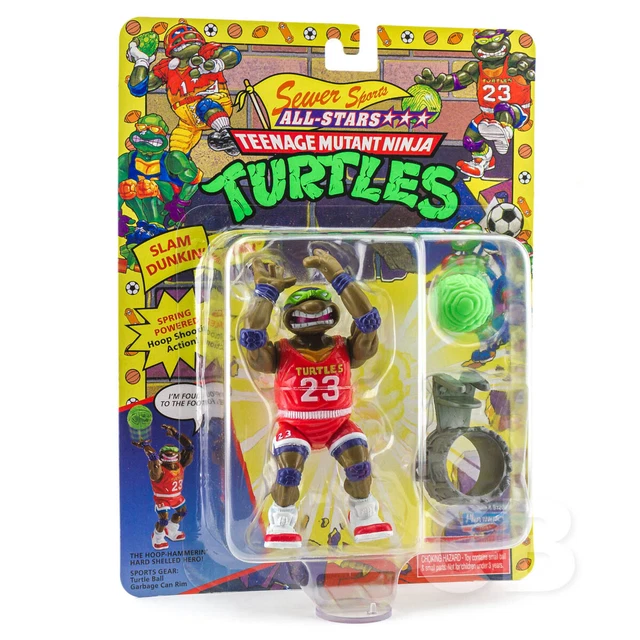 TEENAGE MUTANT NINJA Turtles Sewer Sports Alle Stars Figur: Slam ...
