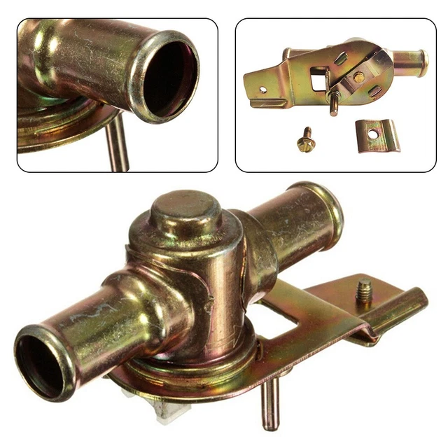 EASY OPERATED CAR Hot Rod Cable Type Inline Heater Tap Valve Universal ...