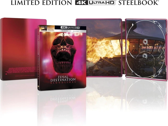 FINAL DESTINATION BLOODLINES [Steelbook] 4K Ultra HD + Blu-Ray TBA $79. ...