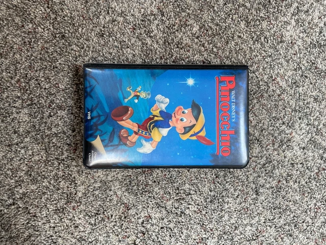 DISNEY PINOCCHIO BLACK Diamond Edition Puffy Clamshell (VHS, 1985) £18. ...