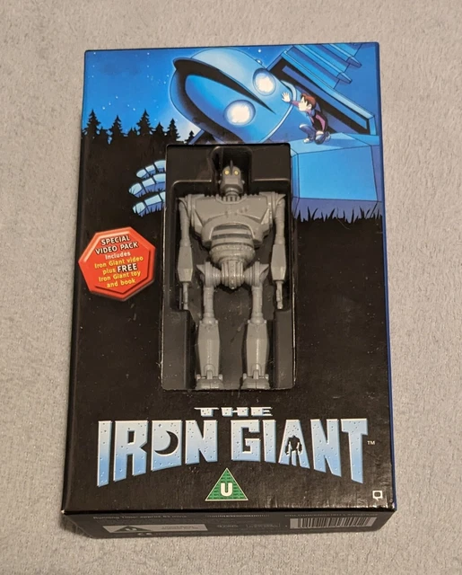 THE IRON GIANT Box VHS Set including exclusive Toy Figure - 1999 Warner ...