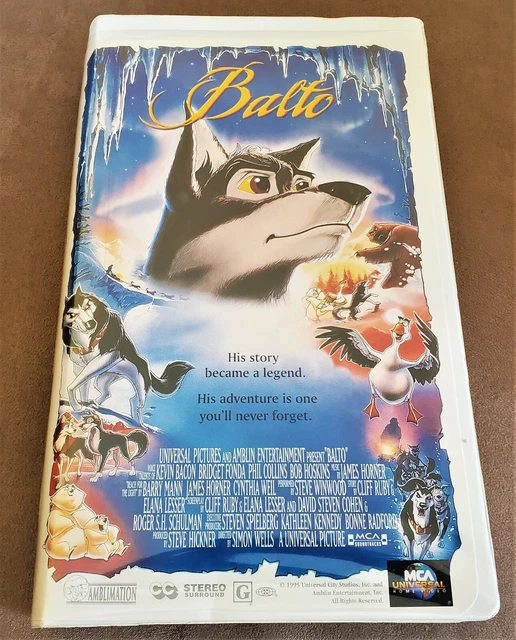 BALTO MCA UNIVERSAL 82593 Surround Stereo Clamshell VHS Tape EUR 20,65 ...