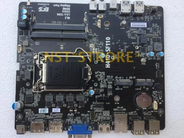 ECS MINI-ITX MAINBOARD New H410-SF110 TYPE-C USB 3.0 SATA3 DDR4 32G ...