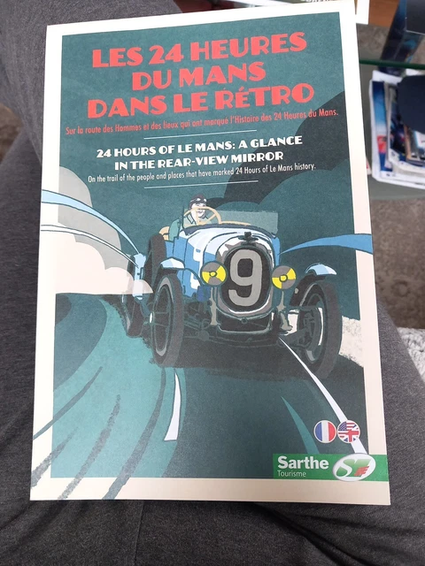 DÉPLIANT LES 24 Heures Du Mans Dans Le Rétro Anglais Français EUR 3,00 ...