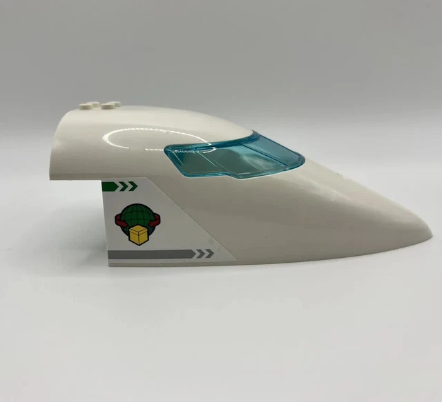 LEGO AIRPORT AIRPLANE Cabin Cockpit Fuselage 8 x 16 x 5 White 54092c02 ...