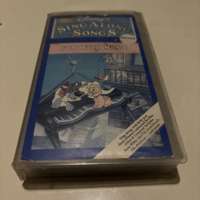 DISNEY SING ALONG Songs Fun with Music VHS 1993 Video Tape Vol 5 £4.45 ...