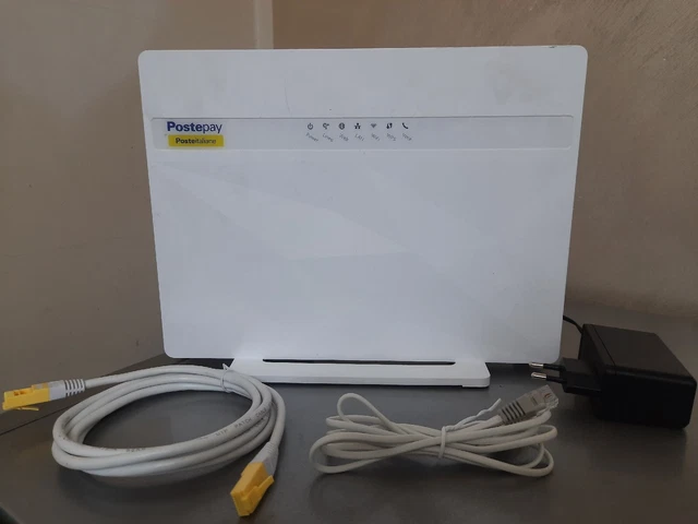 MODEM ROUTER ZTE ZXHN H2640 POSTE ITALIANE wifi 6 ADSL FIBRA 2,4 - 5 ...