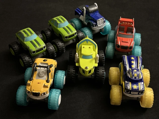 BLAZE AND THE Monster Machines Car die cast Bundle X 7 Mattel Job Lot ...