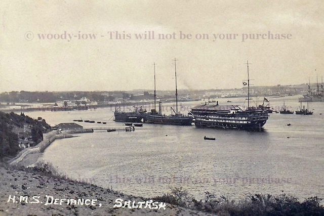 RP13641 - ROYAL Navy Warship - HMS Defiance, construit 1861 Saltash ...