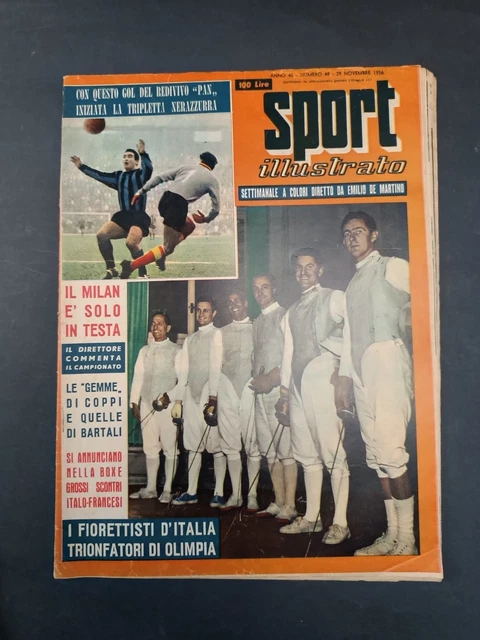 RIVISTA SPORT ILLUSTRATO n. 48 (1956) Harold Connolly, Greg Bell EUR 5 ...