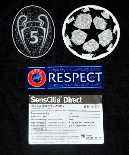 LIVERPOOL UEFA CHAMPIONS League Starball Respect BOH 5 Distintivo Patch ...