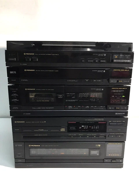 PIONEER HIFI STACK System Separates Model A-X707V. Pd-X66. Ct-X505R. Pl ...