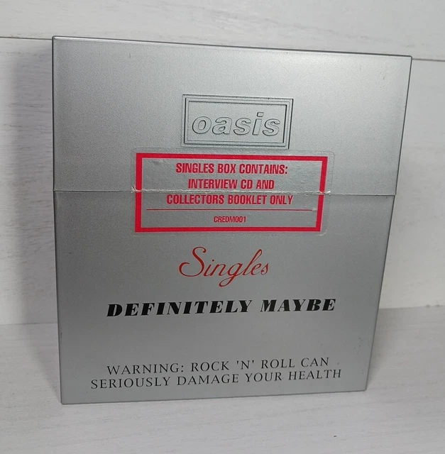 OASIS DEFINITELY MAYBE CD Boxset X 5 Benson & Hedges Design 1996 ...