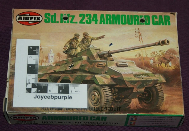 AIRFIX SD.KFZ. 234 Panzerwagen Spur HO/OO Modell AFV Bausatz 61311-2 ...