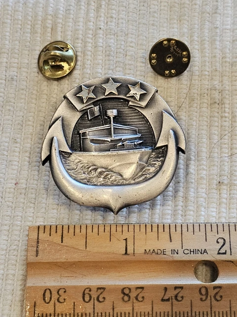 1960S 70S USN Navy Vietnam Cold War Small Craft Command Badge L@@K ...