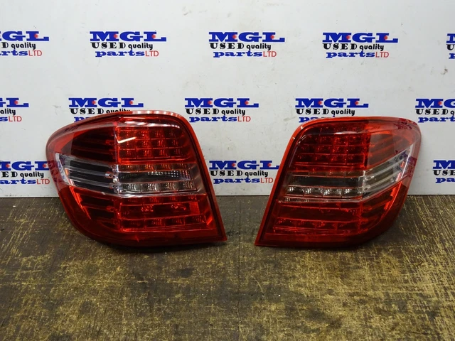 MERCEDES ML W164 Pair Genuine Led Rear Lights A1649064600-A1649064700 ...