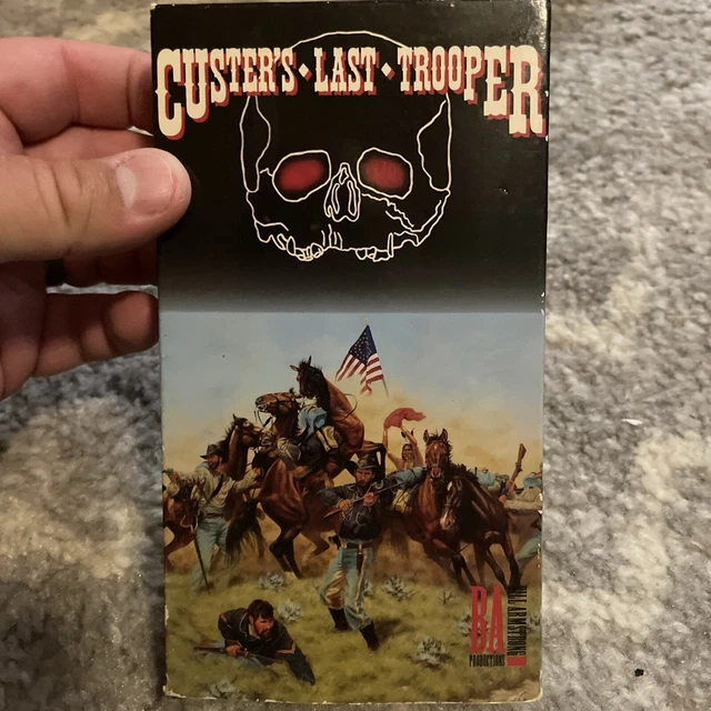 CUSTER’S LAST TROOPER, VHS, Documentary, Bill Armstrong Productions ...
