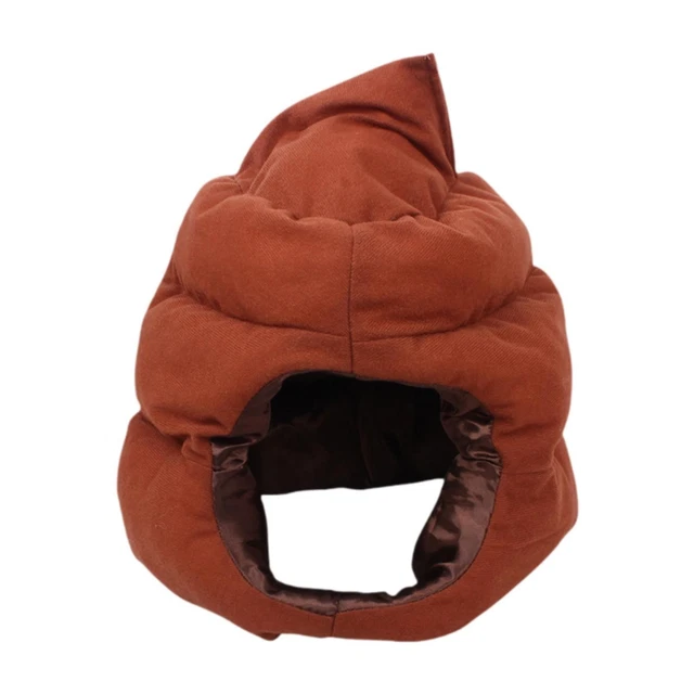 POOP SHAPED HAT Cute Headdress Cosplay Poop Hat for Party Dress up ...
