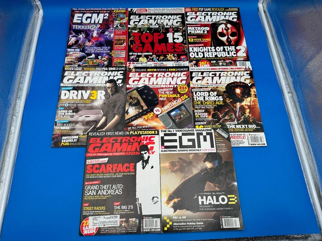 LOT OF 8 VINTAGE EGM ELECTRONIC GAMING MONTHLY MAGAZINES 2000s GAME ...