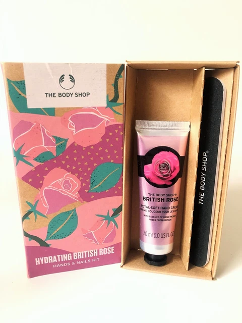 THE BODY SHOP feuchtigkeitsspendende britische Rose Hände & Nägel Kit ...