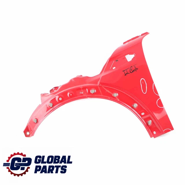 MINI COOPER R55 R56 R57 R58 Side Panel Front Left Wing N/S Chili Red ...