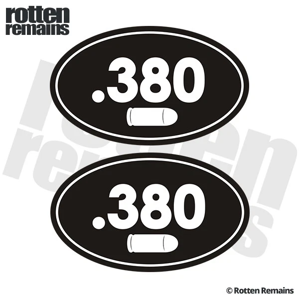 .380 CAL AMMO Can Decal SET Ammunition Box 380 ACP Gun Vinyl Sticker ...