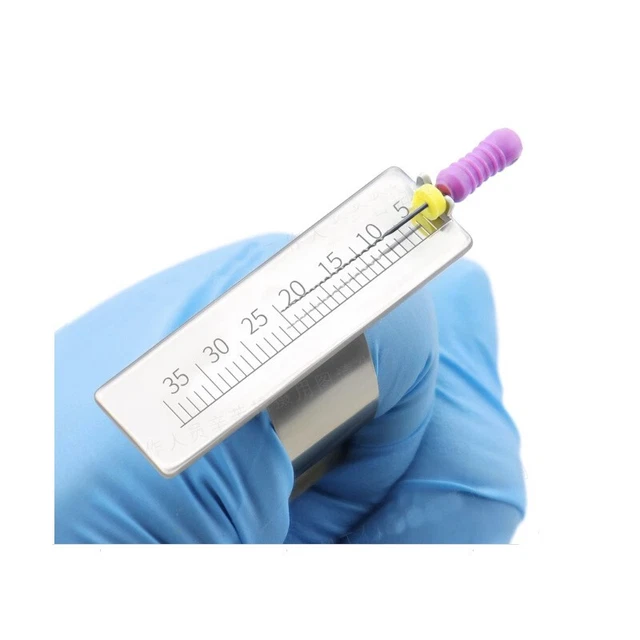 DENTAL ENDO GAUGE Finger Ruler Span Measure Scale Endodontic Ring ...