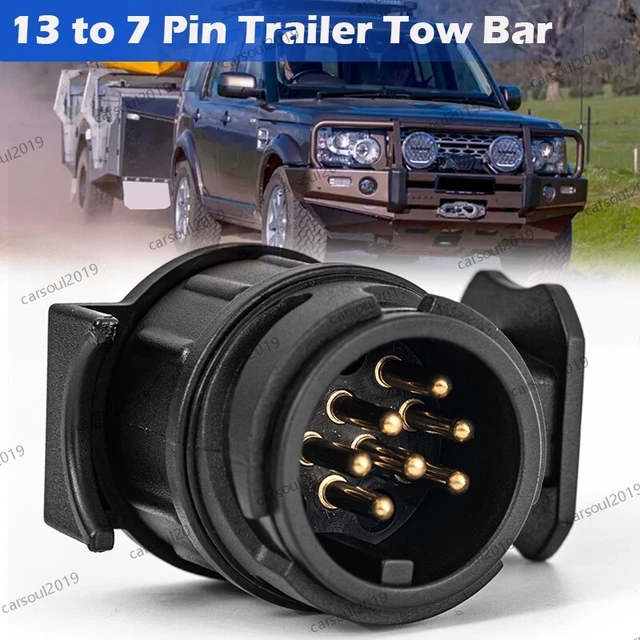 7 TO 13 Pin Trailer Truck Converter Electric Tow Bar Towing Plug ...