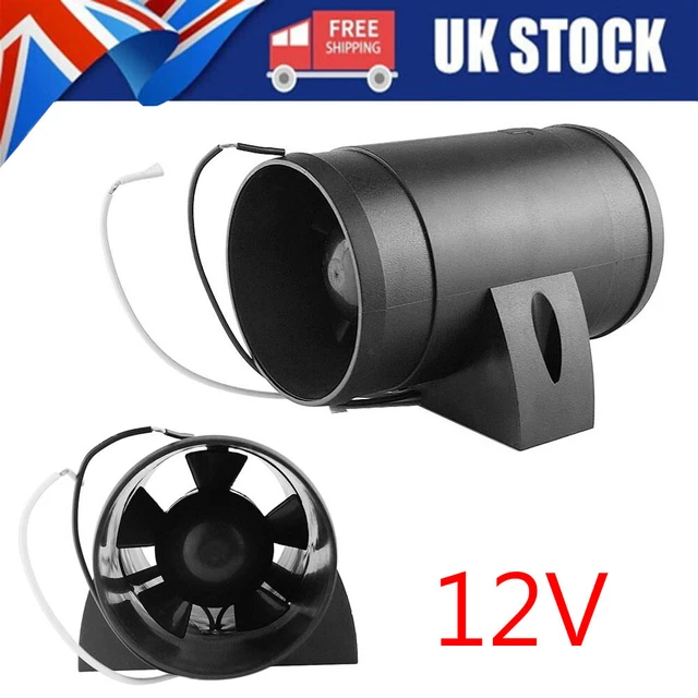 12 V EXHAUST Fan Extractor Duct Ventilation Fans Air Ventilator for ...