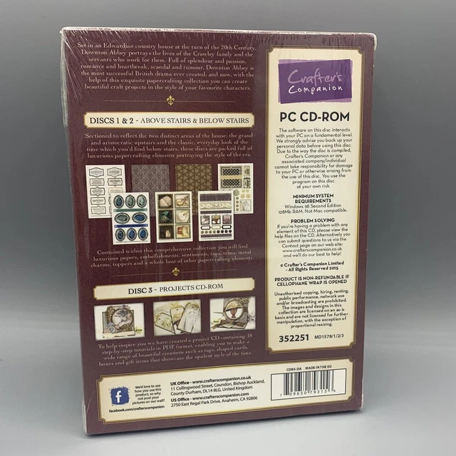 DOWNTON ABBEY PAPERCRAFTING Collection - Dreifach-CD-ROM - Crafters ...