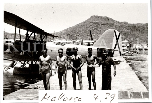 E404 FOTO WEHRMACHT Archiv Repro WL Flugzeug Legion Condor Spanien ...
