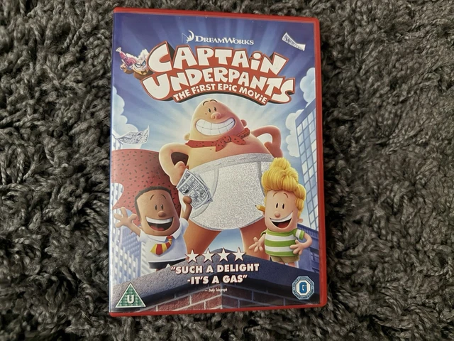 CAPTAIN UNDERPANTS: THE First Epic Movie (DVD, 2017) £1.99 - PicClick UK