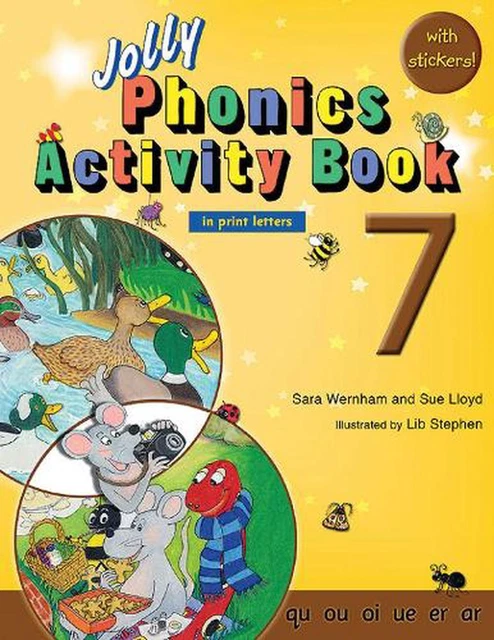 JOLLY PHONICS ACTIVITY Book 7 (in Print Letters): In Print Letters ...